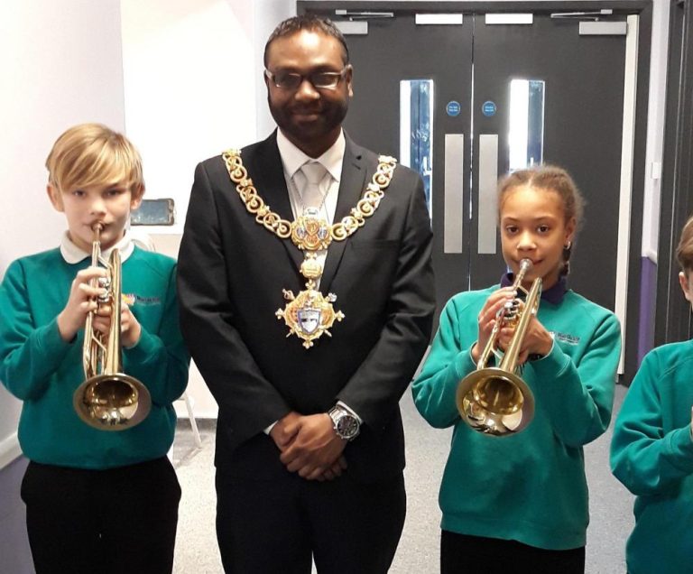 Keighley Town Mayor visits Merlin Top - Merlin Top Primary Academy